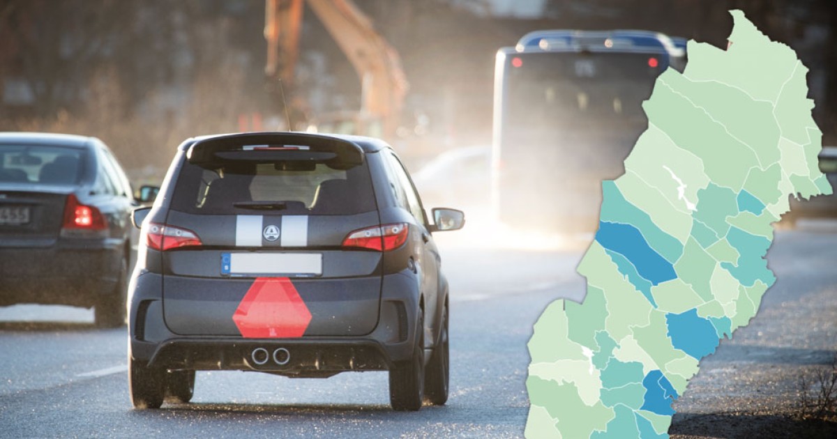 Karta: Här finns flest A-traktorer och mopedbilar | Vi Bilägare Karta: Här finns flest A-traktorer och mopedbilar | Vi Bilägare