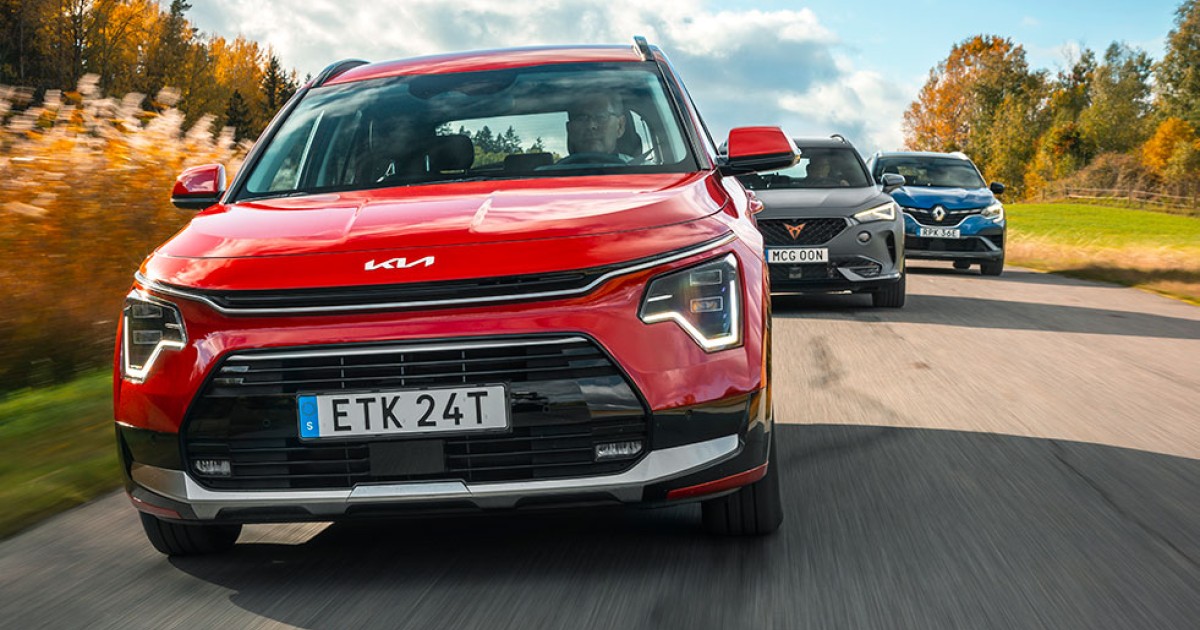 Test: Cupra Formentor, Kia Niro och Renault Captur (2022) | Vi Bilägare