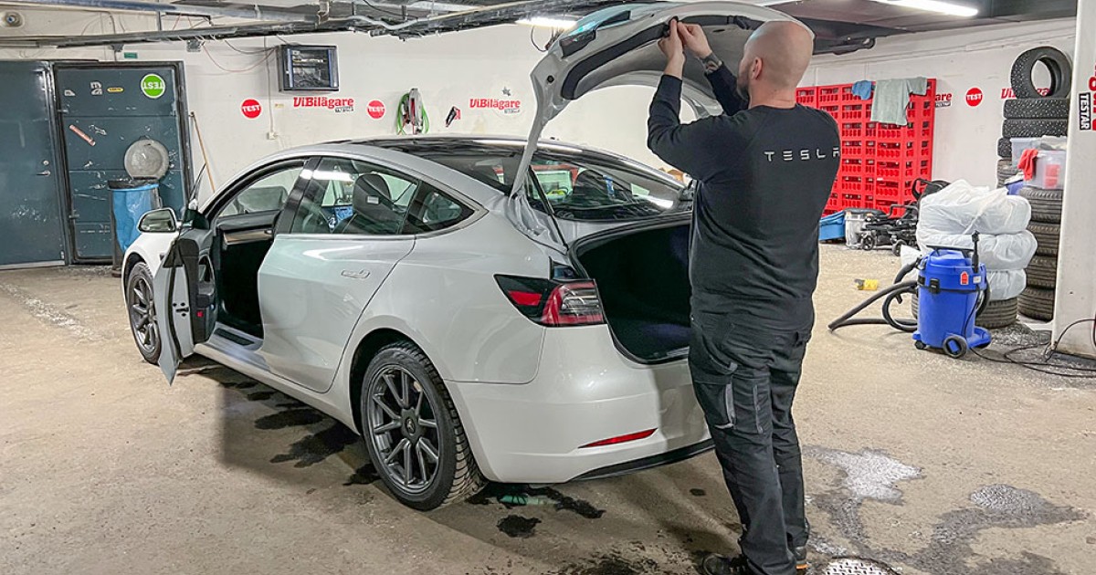 Fortsatt väntan på rostlagning av vår långtest-Tesla | Vi Bilägare