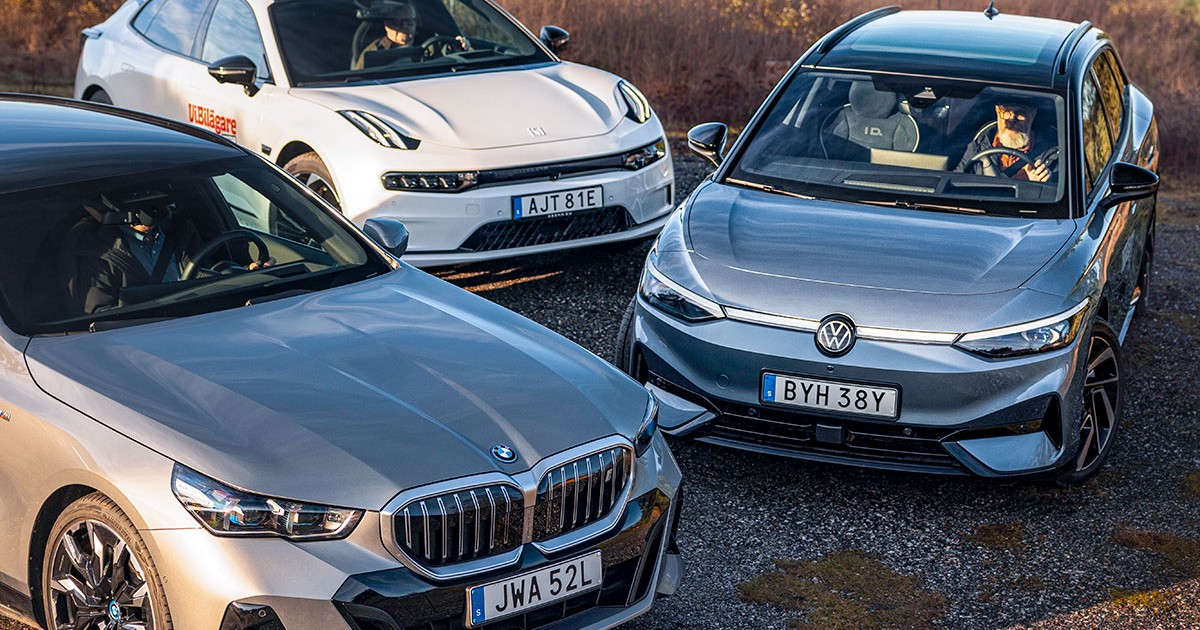 Test: BMW i5 Touring, Volkswagen ID.7 Tourer och Zeekr 001 (2025) | Vi ...