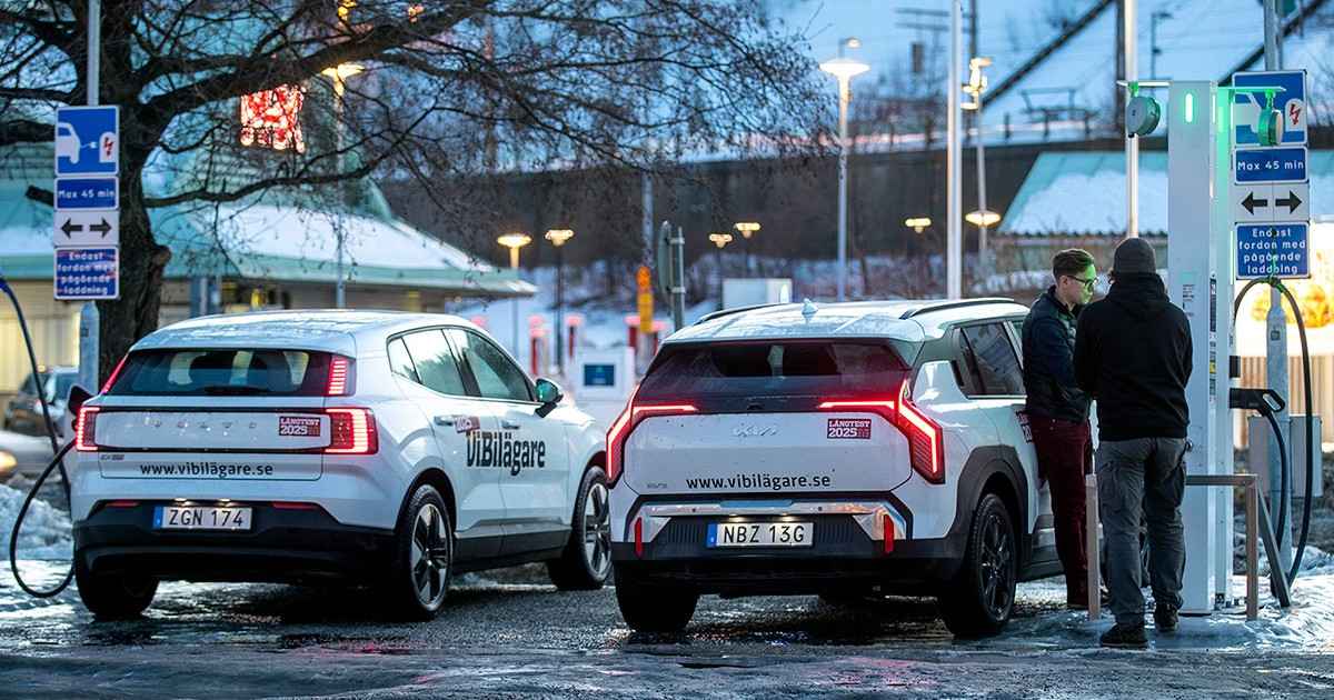 Laddtest: Kia EV3 och Volvo EX30 (2025) | Vi Bilägare