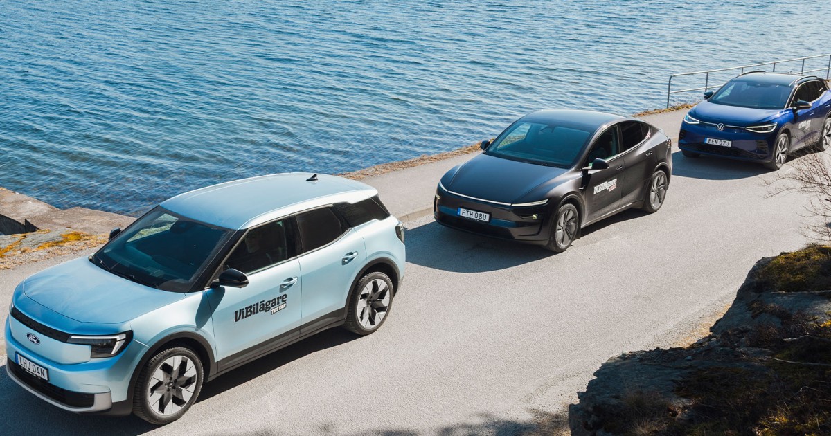 Test: Ford Explorer, Tesla Model Y och Volkswagen ID.4 (2025) | Vi Bilägare