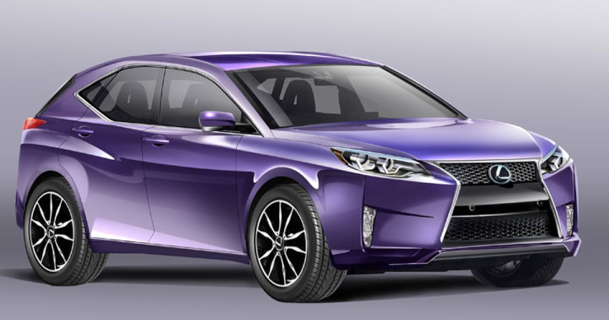 Ny liten Lexus-suv – Vi Bilägares illustratör skissar bilen | Vi Bilägare