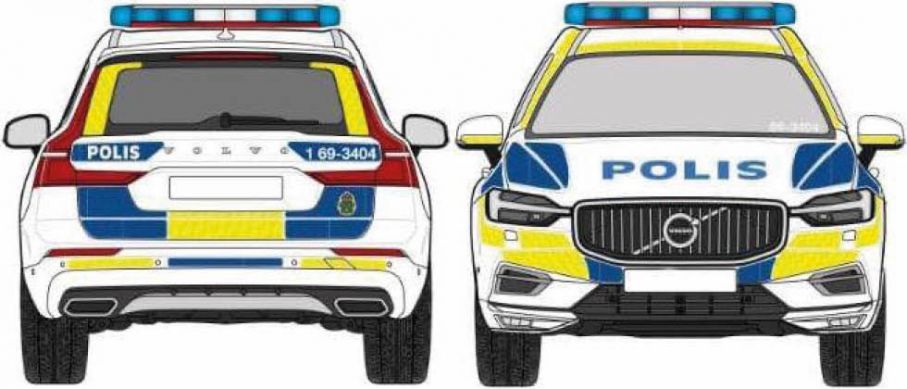 Se bilderna: Så ska polisens nya Volvo XC60 se ut | Vi Bilägare